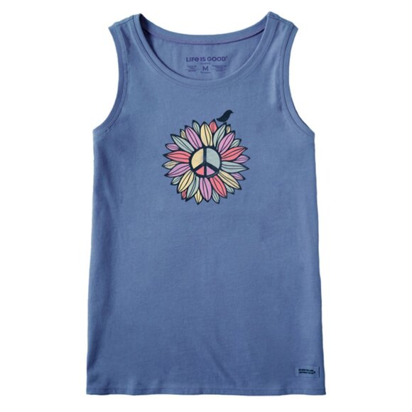 Life Is Good | Tops | Life Is Good Womens Peace Sign Flower Crusher ...
